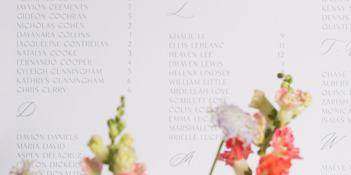 The Ultimate Wedding Seating Chart Guide: How to Plan, Style & Display ...