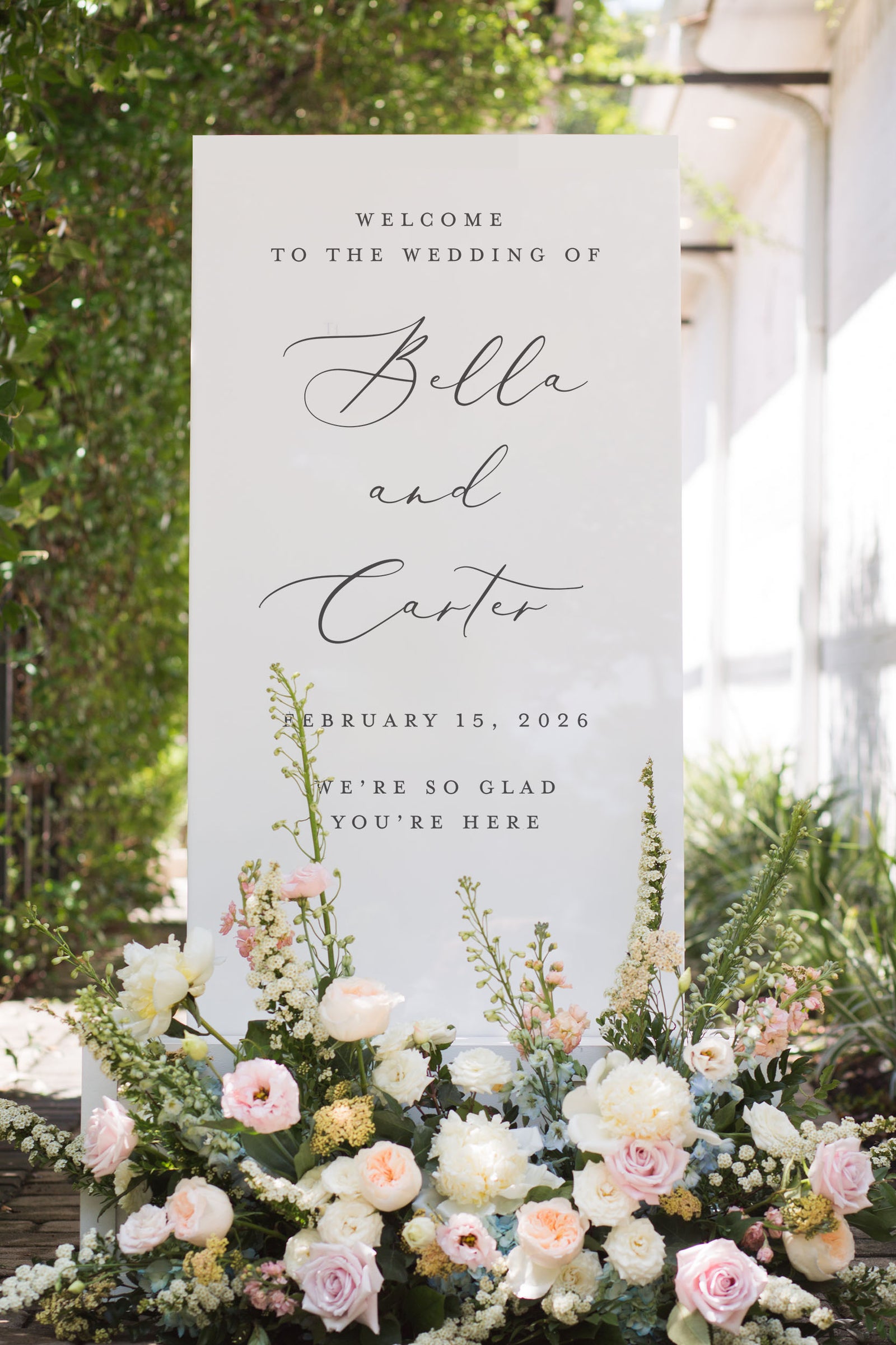 Acrylic Welcome Signs