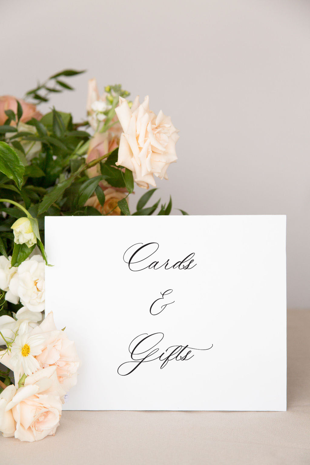 Table Signs For Wedding Card