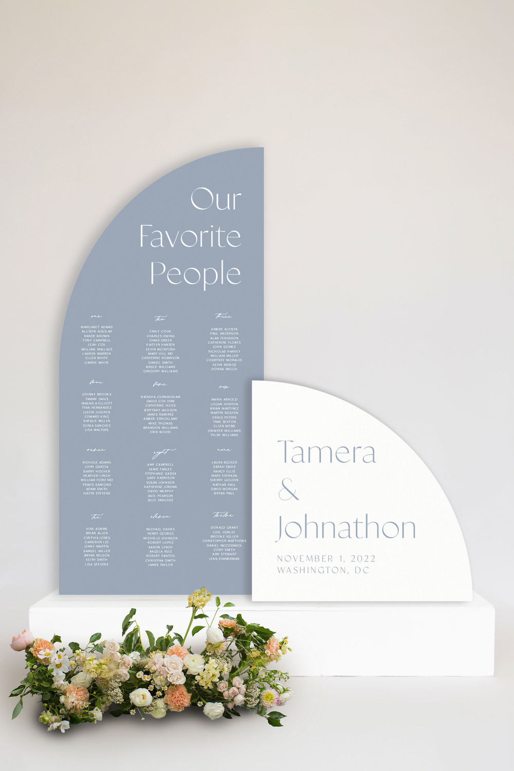 Custom Arch Wedding Sign| Lily Roe Co.