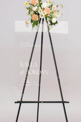 Acrylic Wedding Welcome Sign | The Kayla I