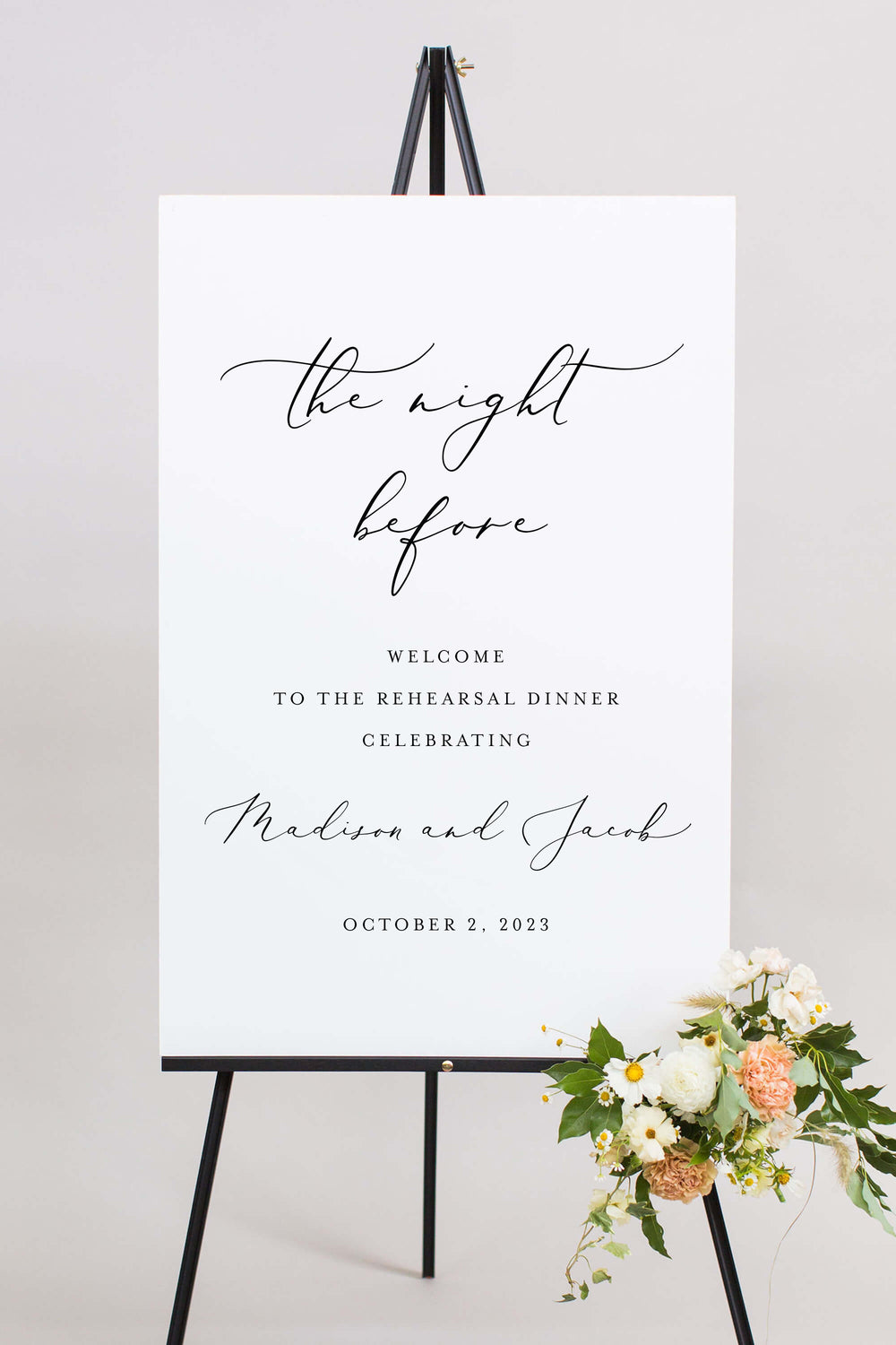 Rehearsal Dinner Signs