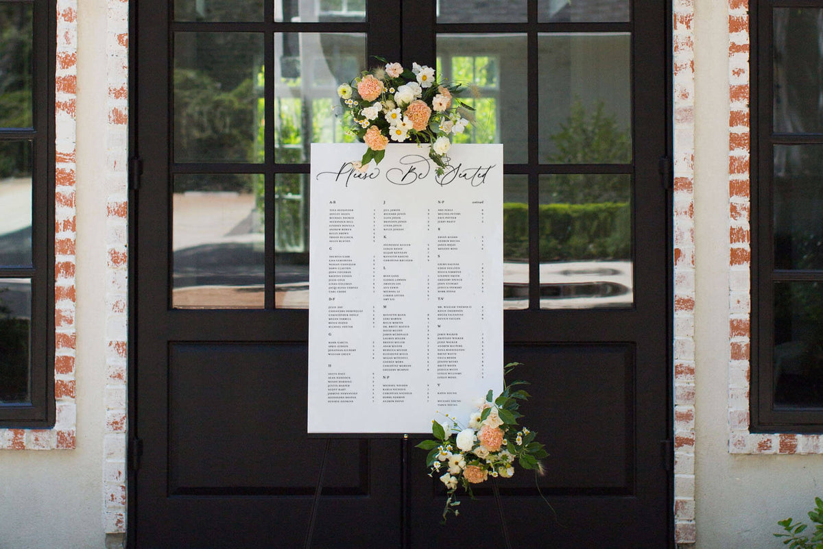 Wedding Table Sign | The Krista