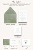 Classic Wedding Invitation | The Caitlyn