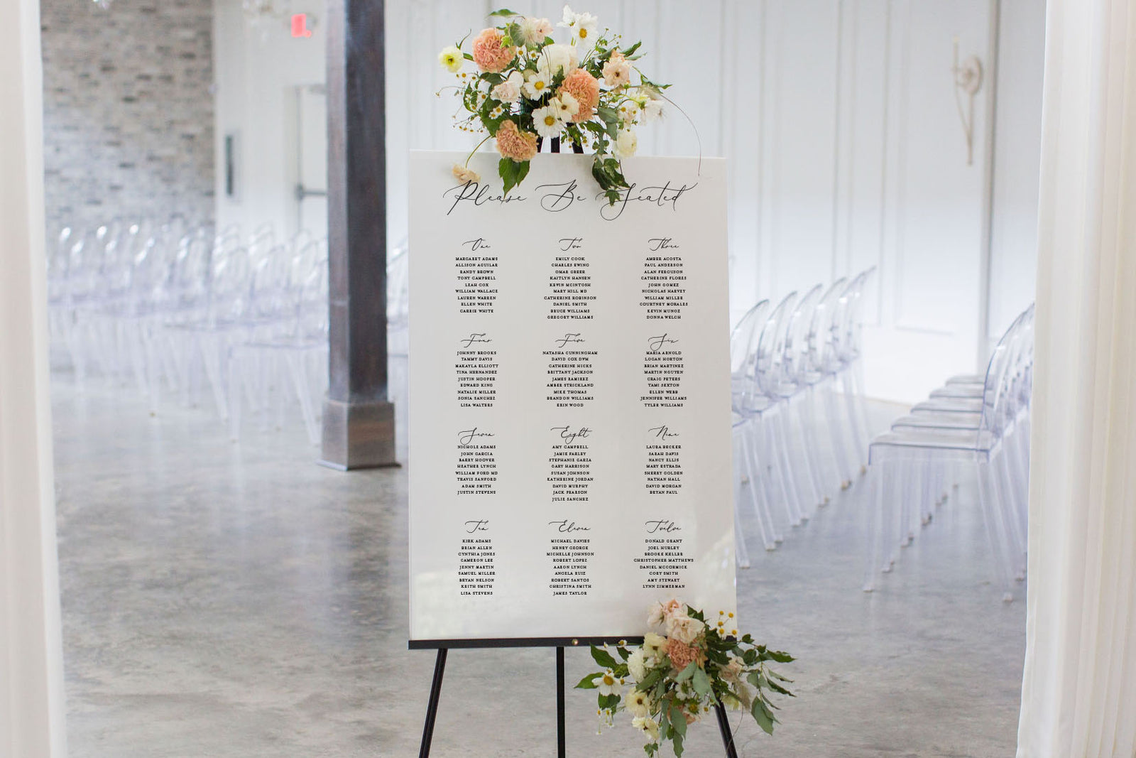Table Assignment Board | The Madison